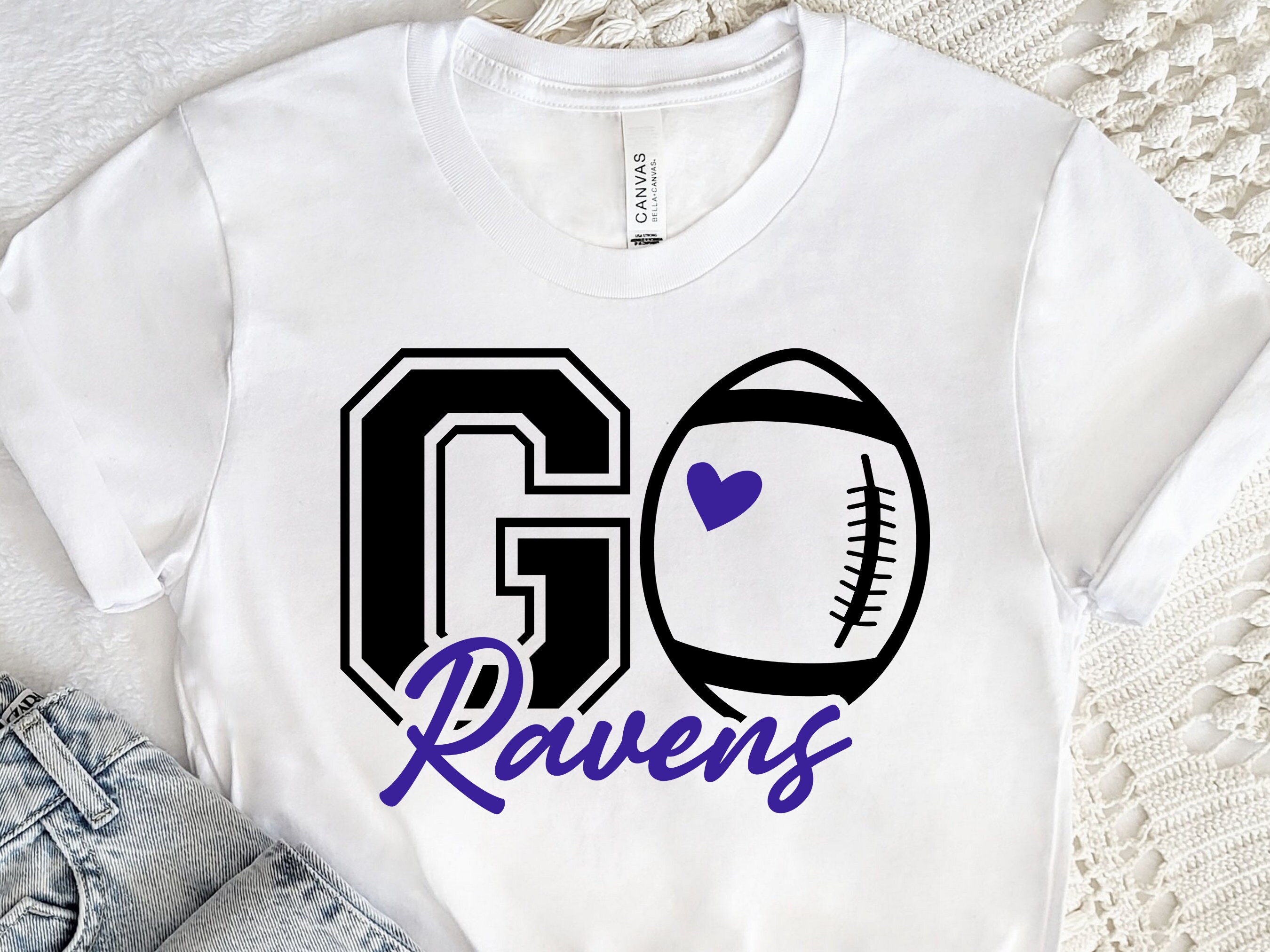 Go Ravens SVG, Ravens Mascot Svg, Ravens School Team Svg, Ravens Cheer ...