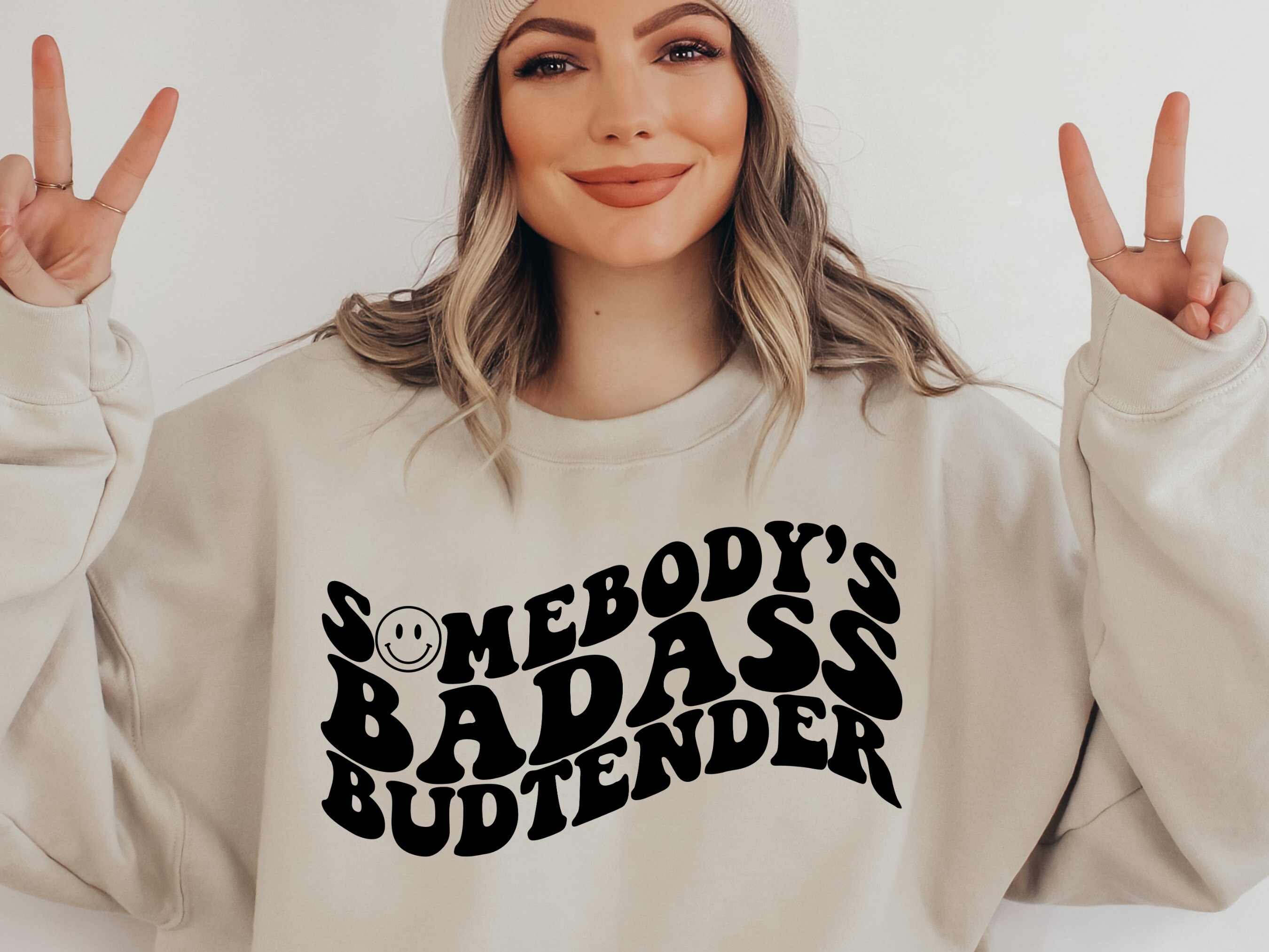 Somebody's Badass Budtender SVG PNG PDF Badass Budtender - Etsy