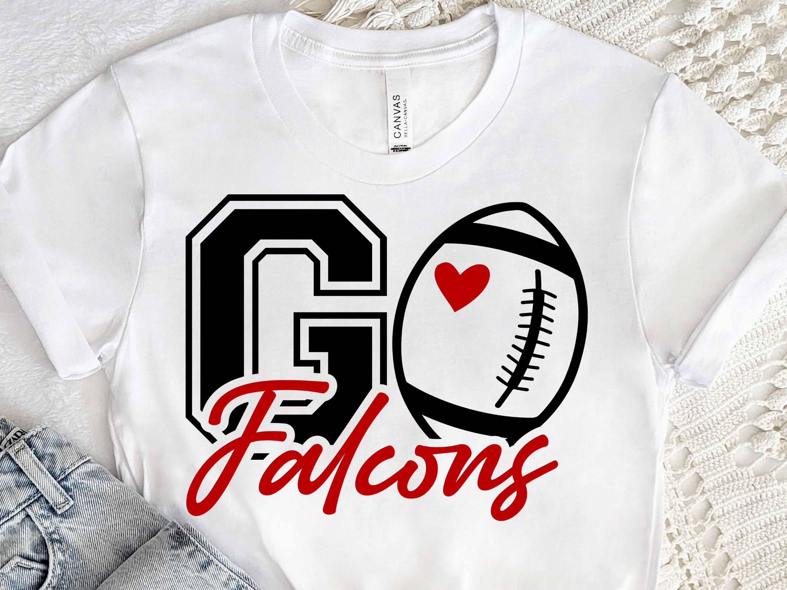Go Falcons SVG, Falcons Mascot Svg, Falcons School Team Svg, Falcons ...