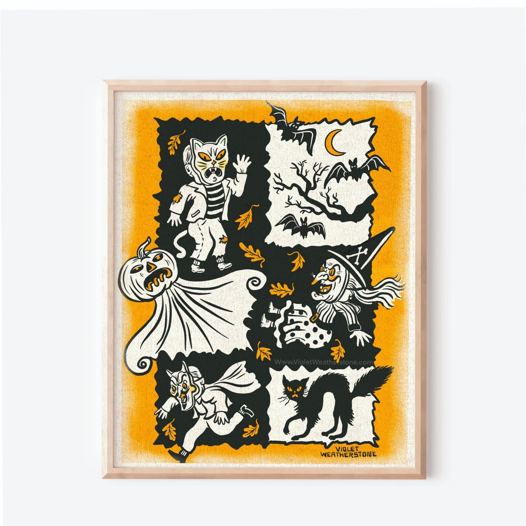 October Fun 8x10 Art Print - Etsy