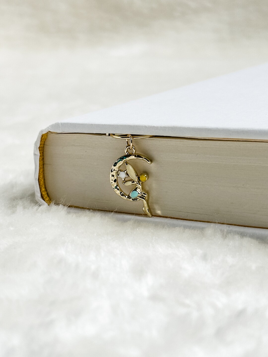 Moon Fairy Charm Bookmark Paperclip, Fantasy Romance Charms, Bookmark ...
