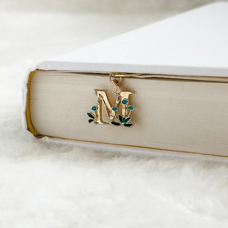 Monogrammed Bookmark - Etsy