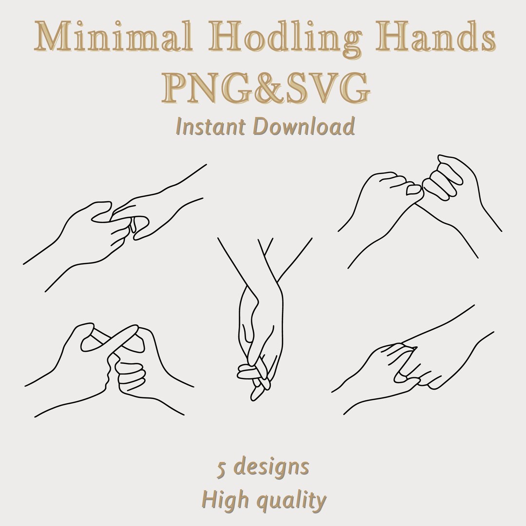 Minimal Line Drawing, Holding Hands Png Bundles, Couple Line Drawing ...