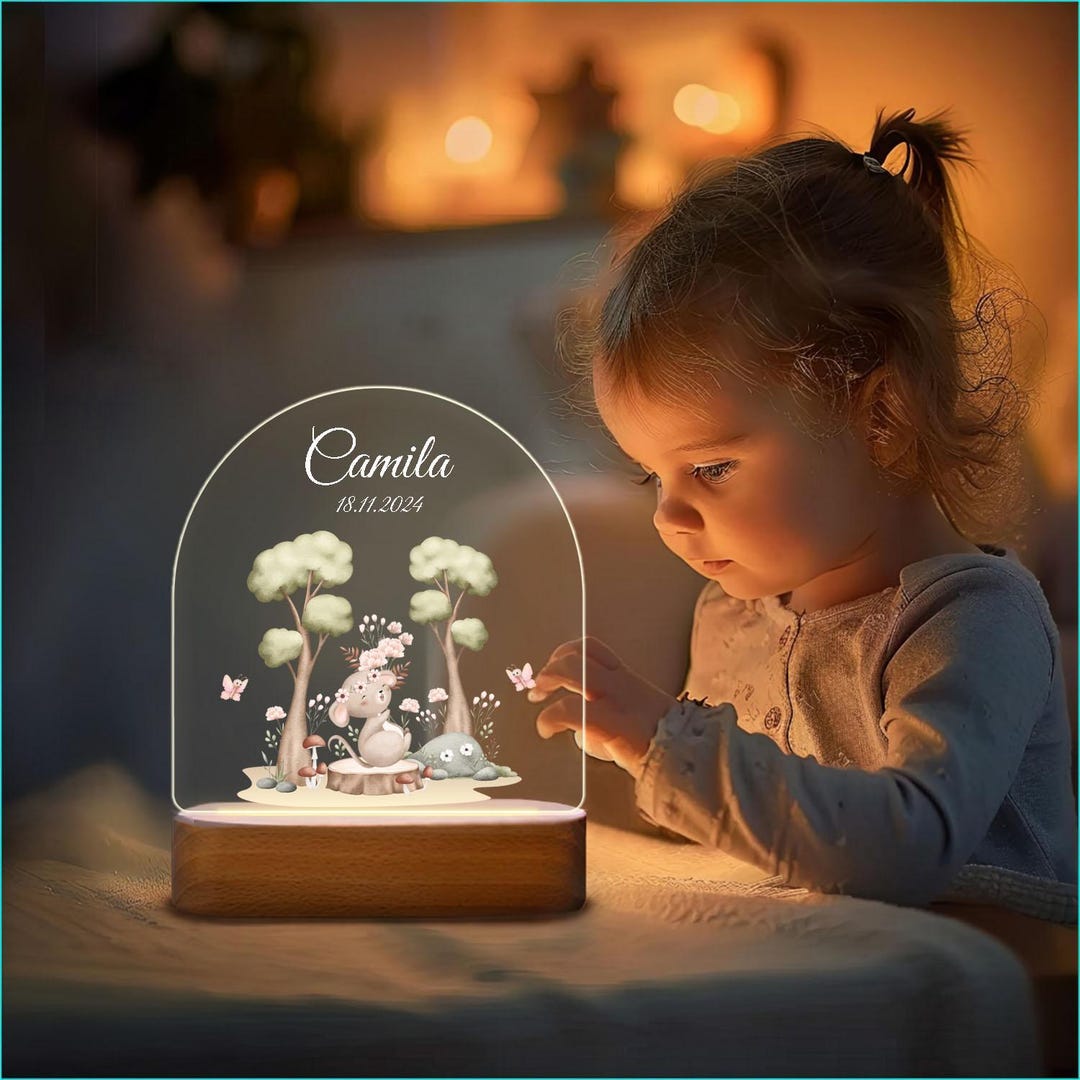 Custom Night Lights for Kids, Birthday Gifts for Kids, Baptism Gifts ...