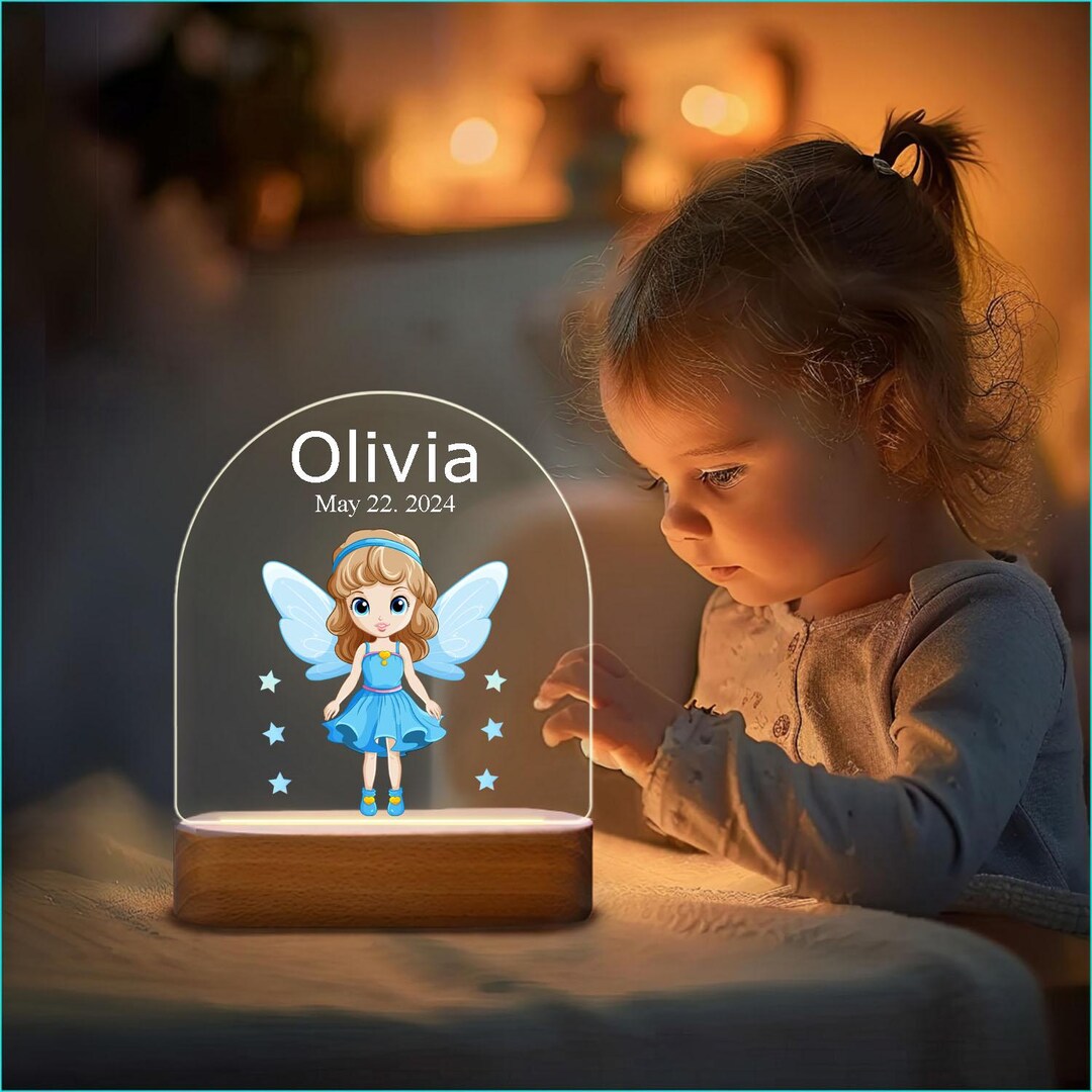 Angel Night Light for Children, Birthday Gifts for Girls, Dedicated ...