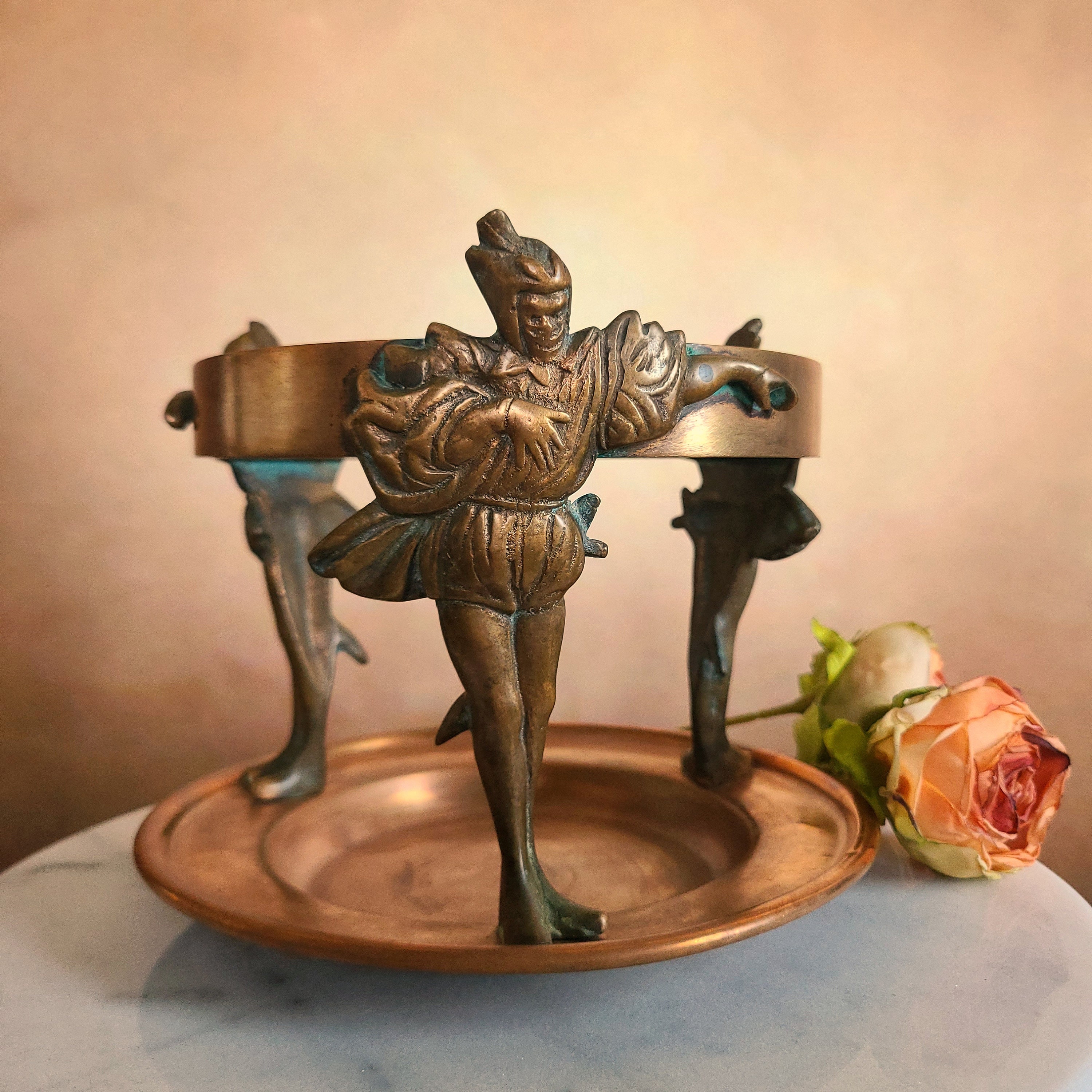 Rare Jos. Heinrich Devil Jester Copper Chafing Dish Stand - Etsy