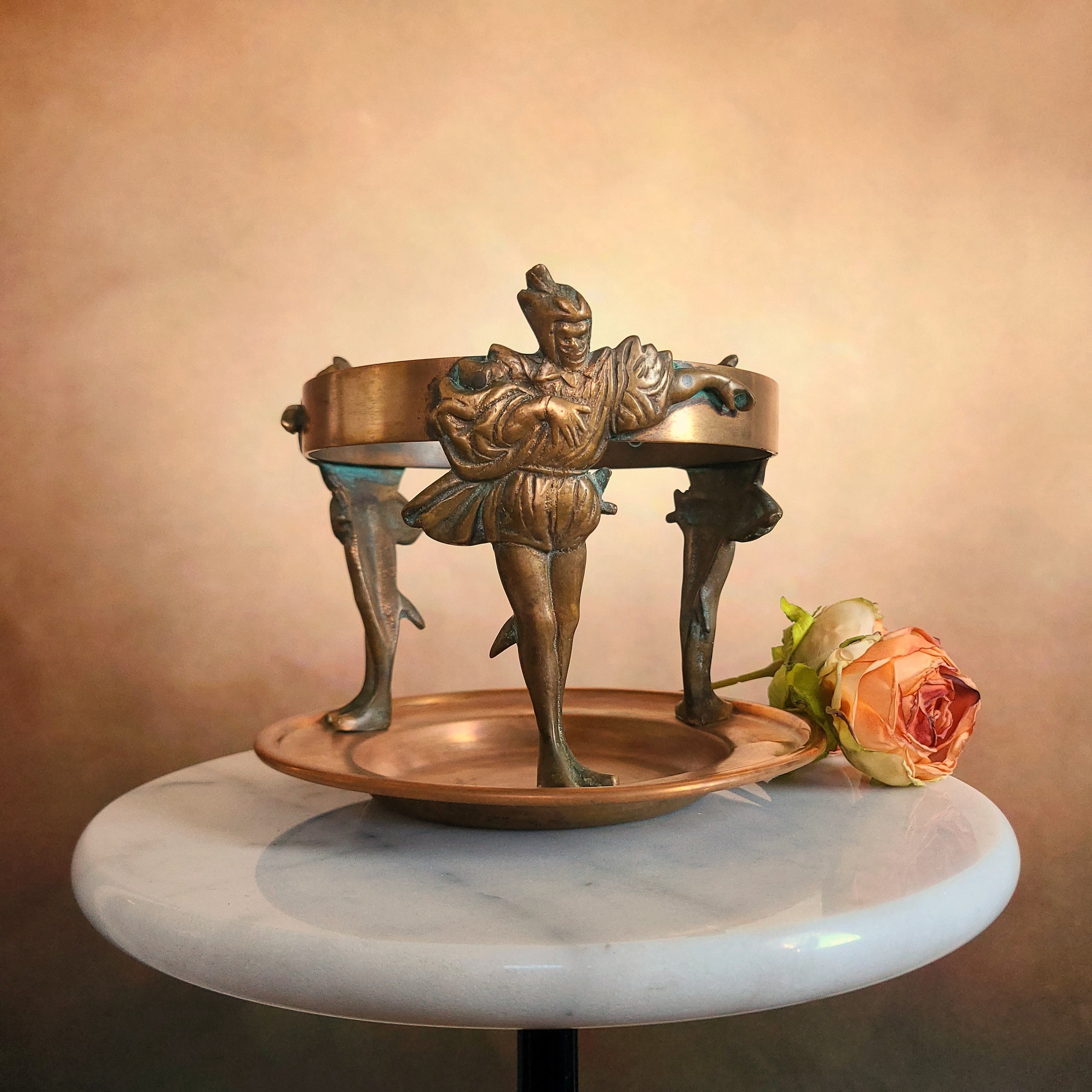 Rare Jos. Heinrich Devil Jester Copper Chafing Dish Stand - Etsy