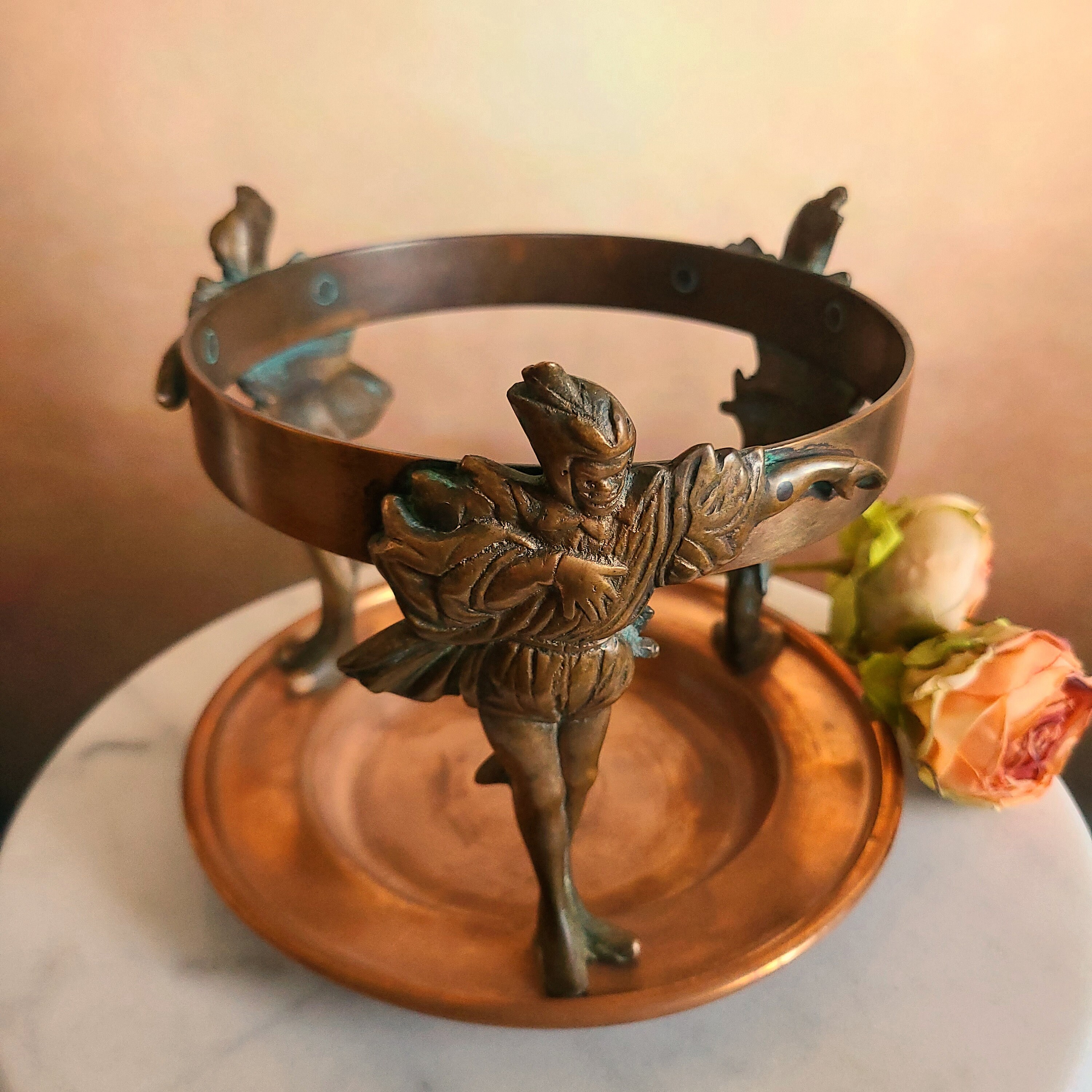 Rare Jos. Heinrich Devil Jester Copper Chafing Dish Stand - Etsy