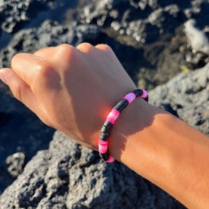 Neon Pink Bracelet - Etsy