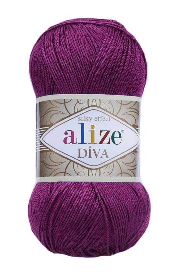 Alize Diva Yarn, 100 Gr. 350 Mt Baby Knitting Yarn, Crochet Summer Bikini 100% Acrylic Amigurumi ...