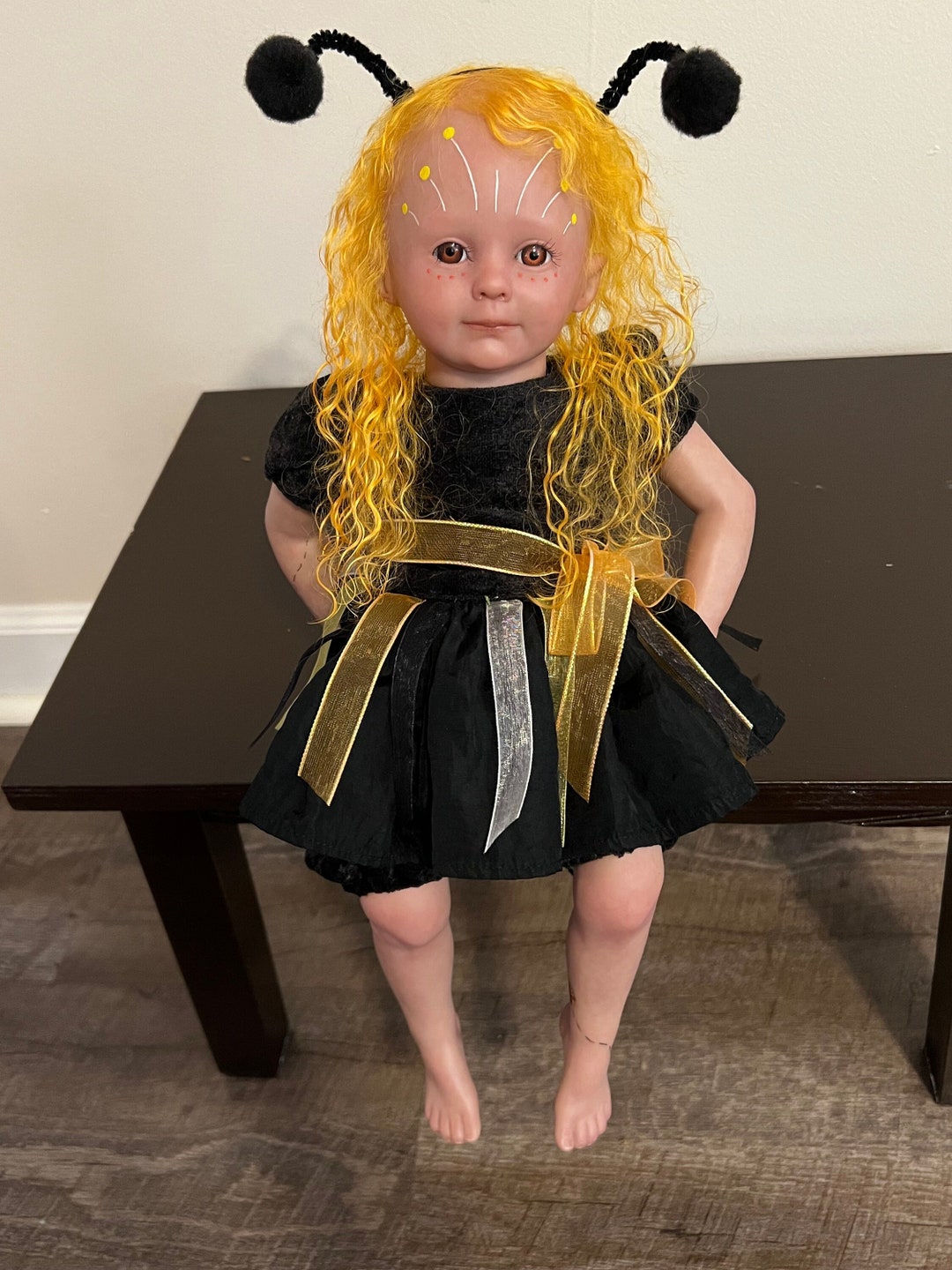 OOAK Bumble Bee Fairy Girl Reborn Doll - Etsy