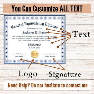 Fake Diploma Certificate Template, High School Diploma Templates ...