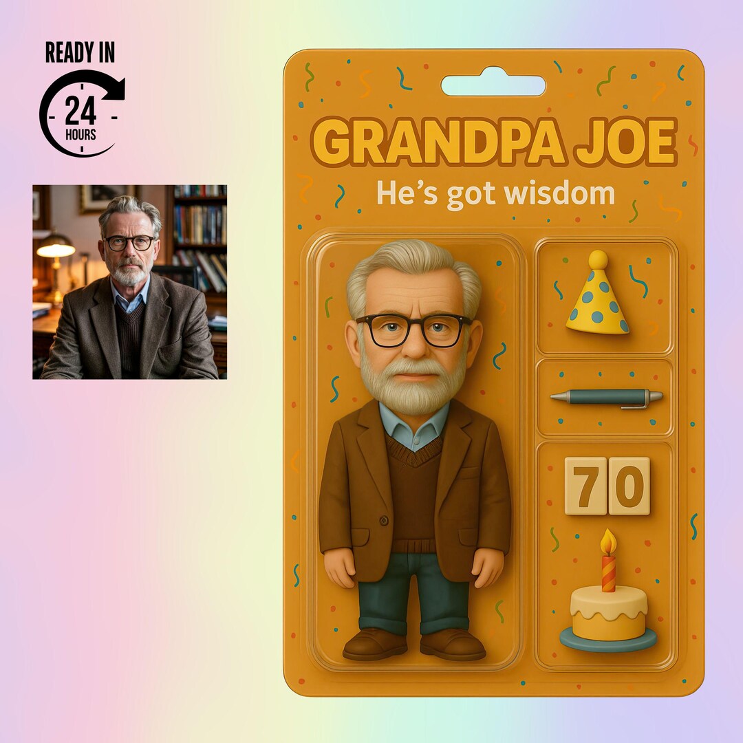 Personalized Action Figure Portrait From Photo, Custom Toy Box Style ...