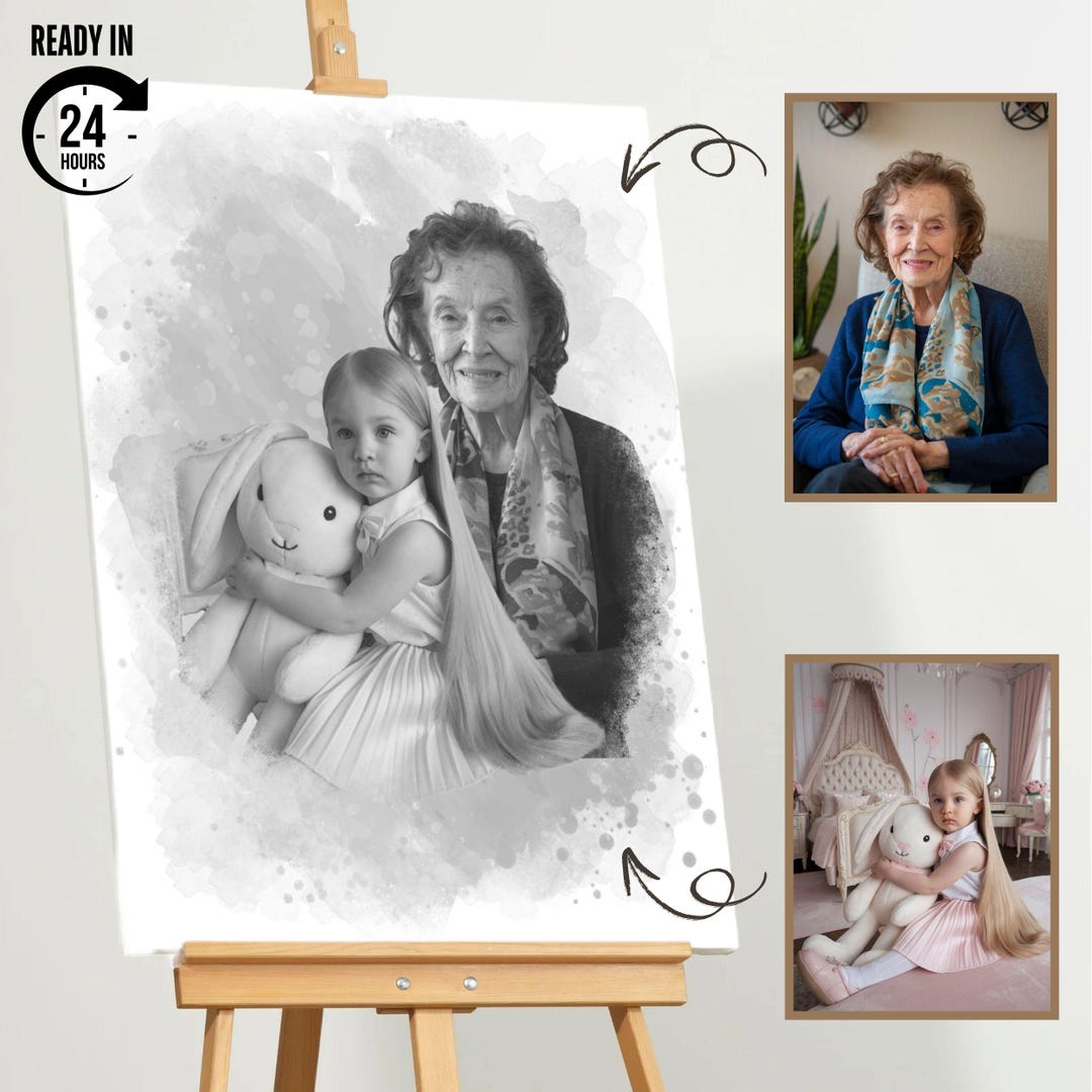 Add Deceased Loved One to Photo - Combine Photos, Memorial Gift, Family ...