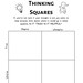 Thinking Squares Worksheet - Etsy