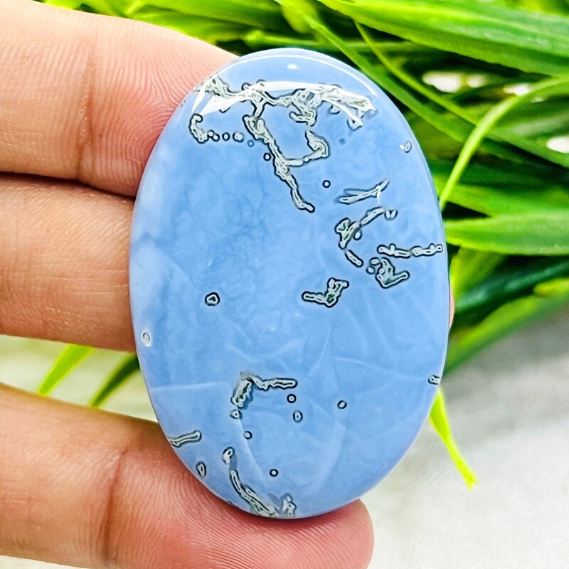 Angelite Stone - Etsy