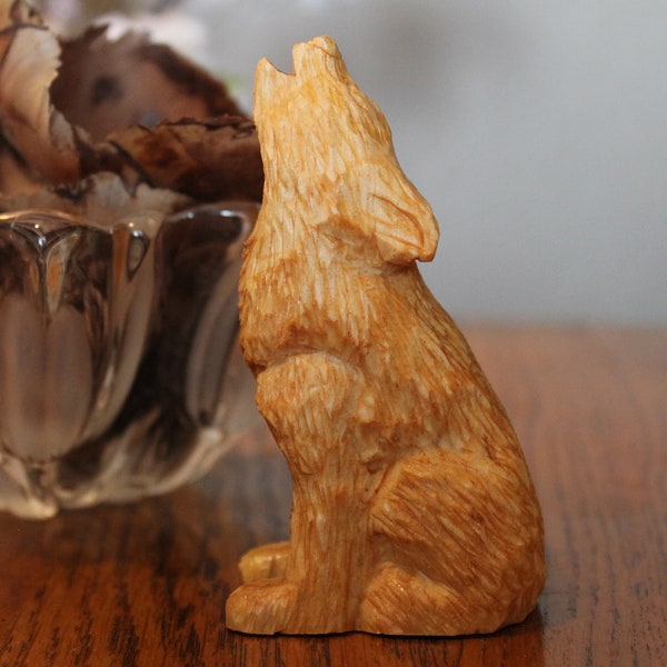 Wolf Figurine - Etsy
