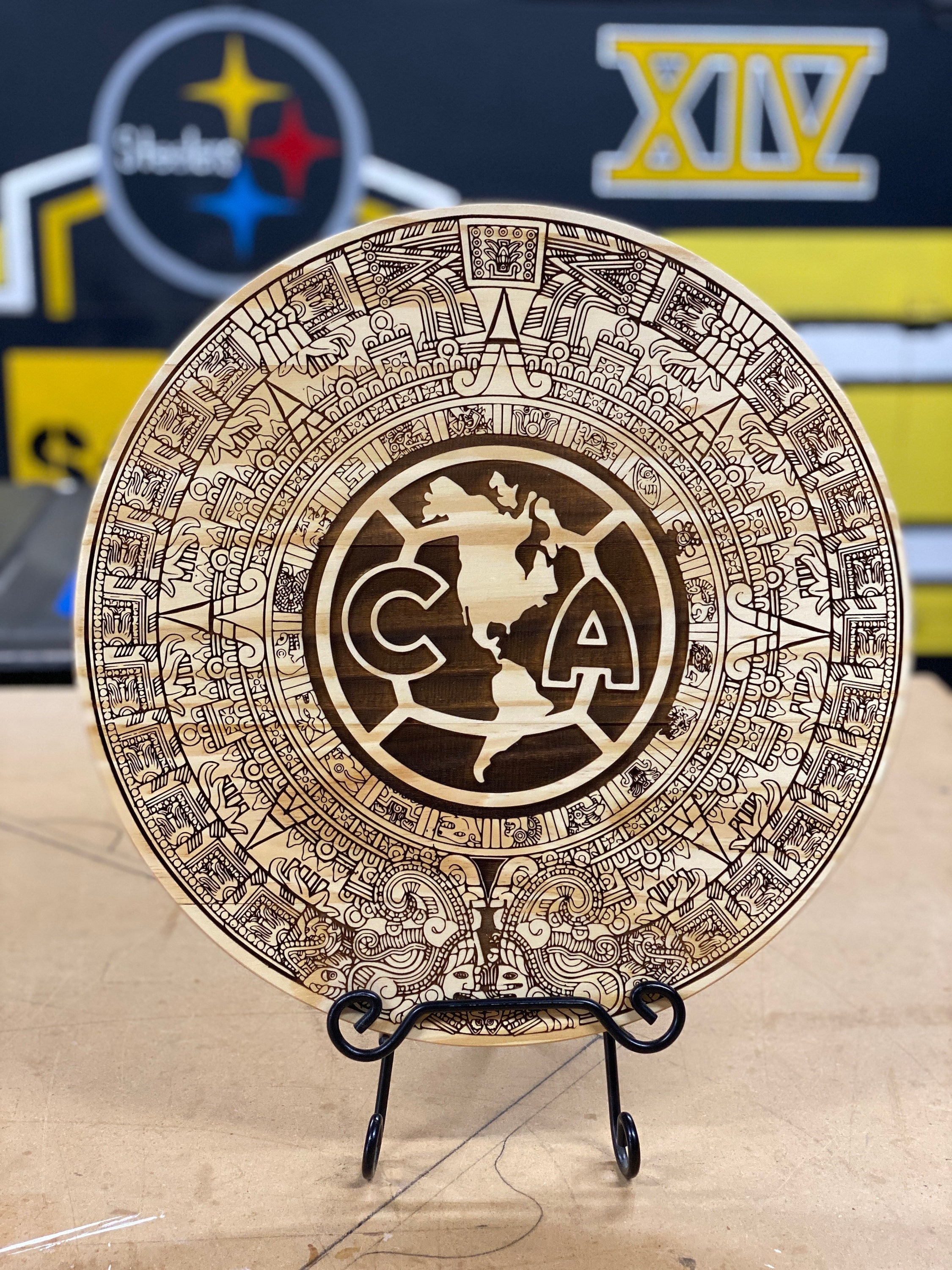 Club America Aztec Calendar - Etsy