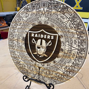 Raiders Aztec Calendar - Etsy