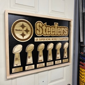 Pittsburgh Steelers Super Bowl Trophy Sign - Etsy