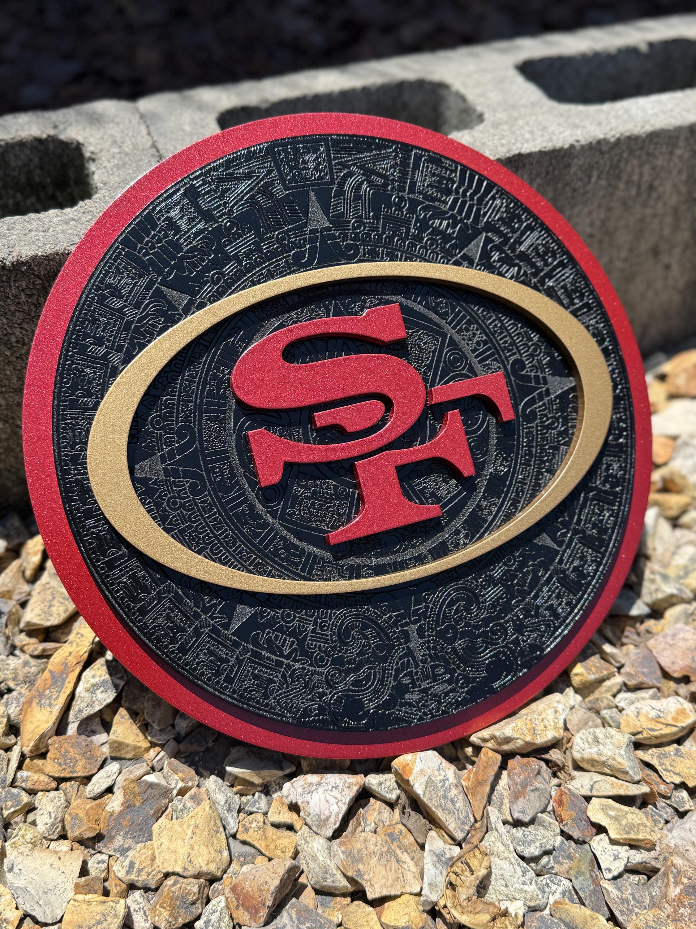 12” 49ers Logo on Aztec Calendar - Etsy