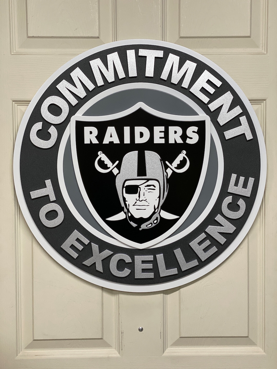 Raider’s Commitment to Excellence 3D Sign - Etsy