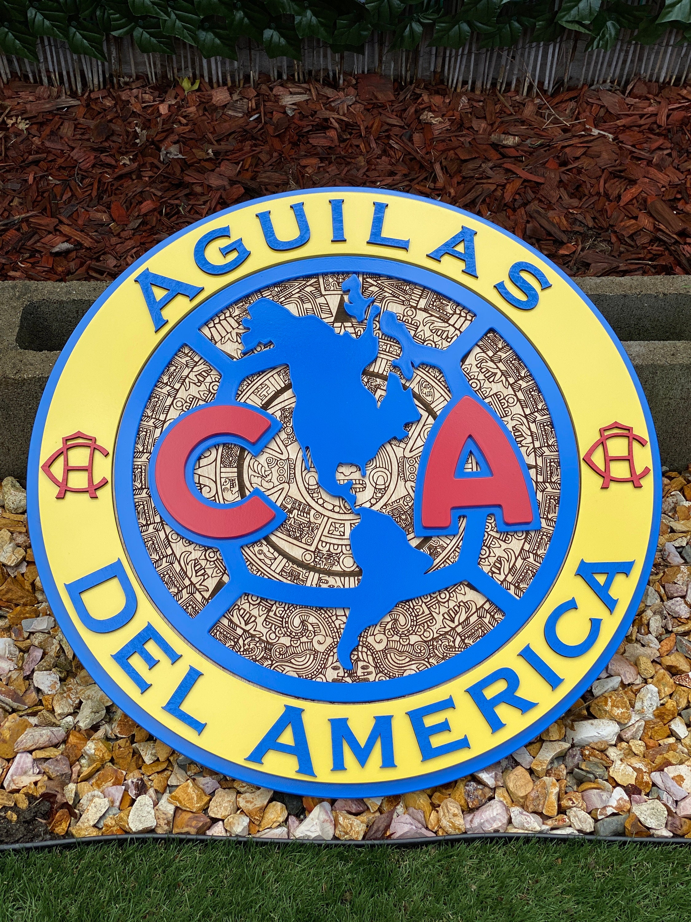 Club América With Aztec Calendar - Etsy