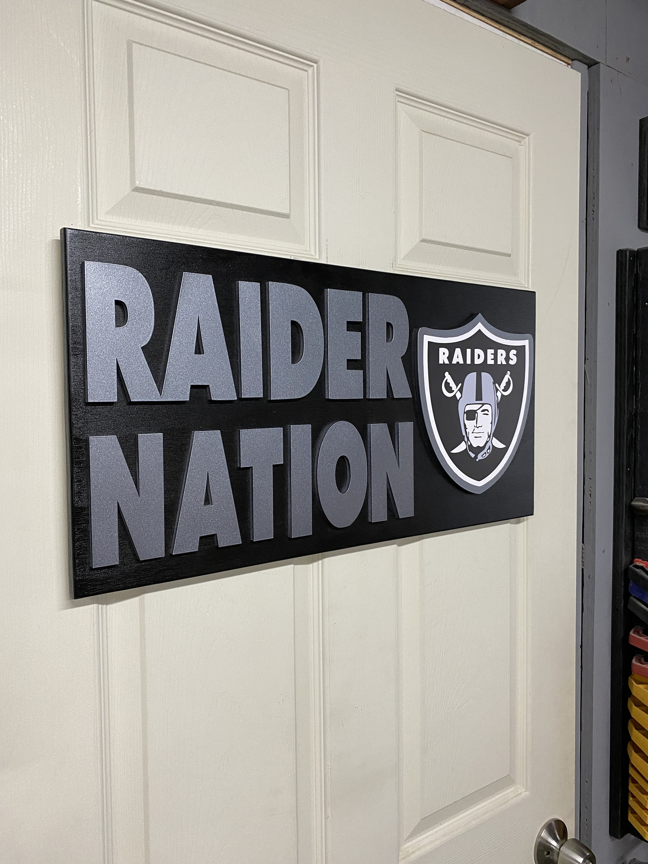 Raider Nation Sign - Etsy
