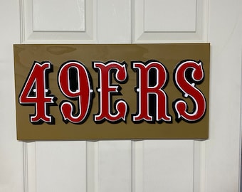 Front Lit San Francisco 49ers Sign - Etsy