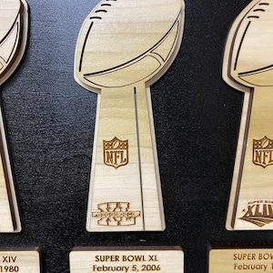 Pittsburgh Steelers Super Bowl Trophy Sign - Etsy