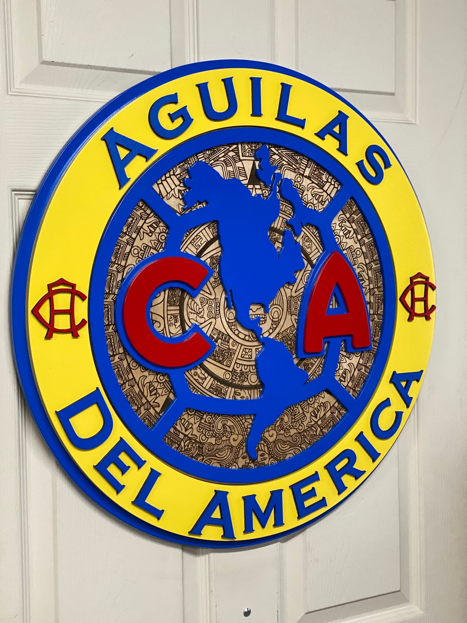 Club América With Aztec Calendar - Etsy