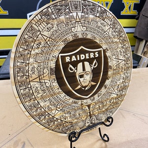 Raiders Aztec Calendar - Etsy