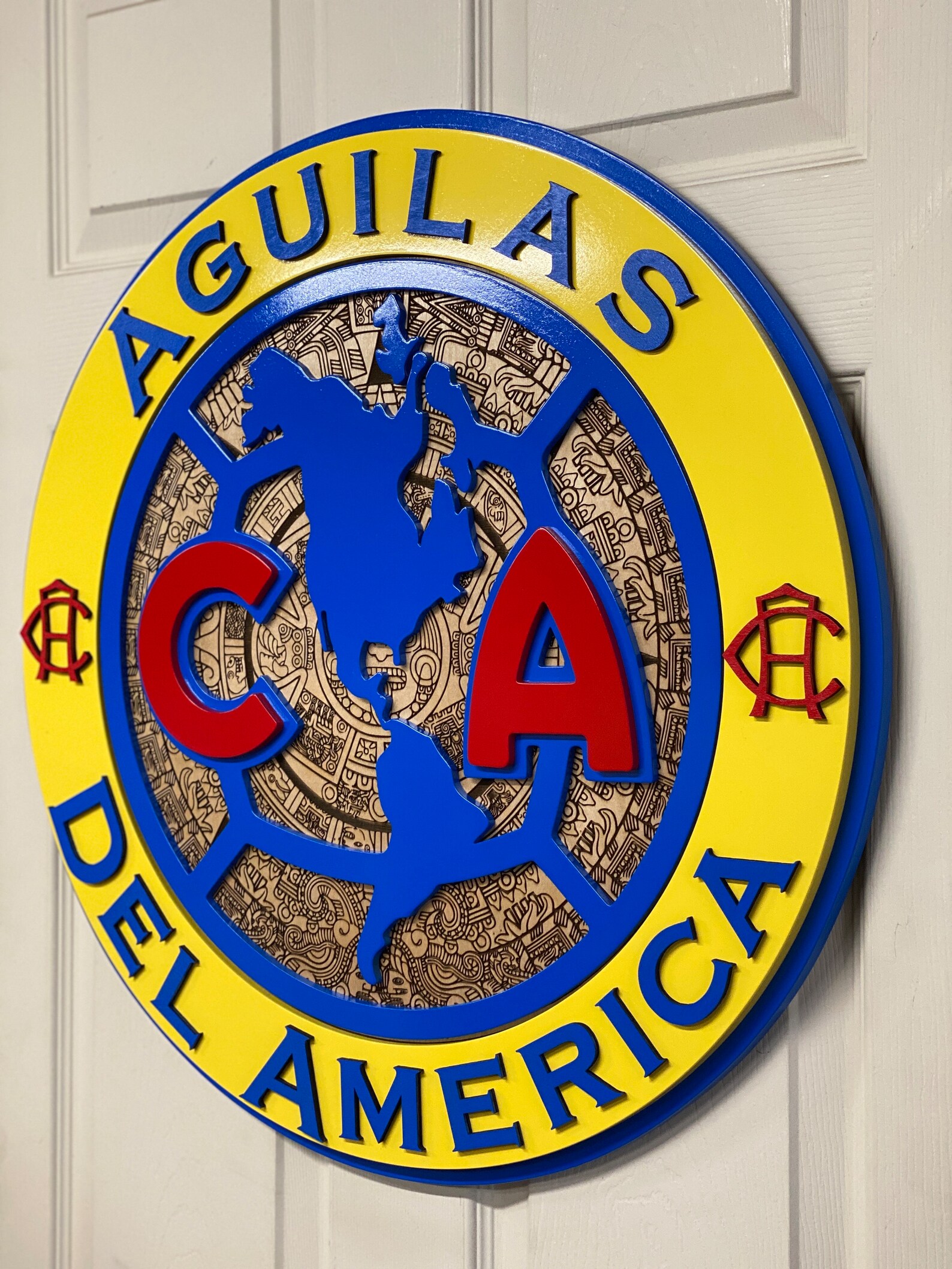 Club América With Aztec Calendar - Etsy