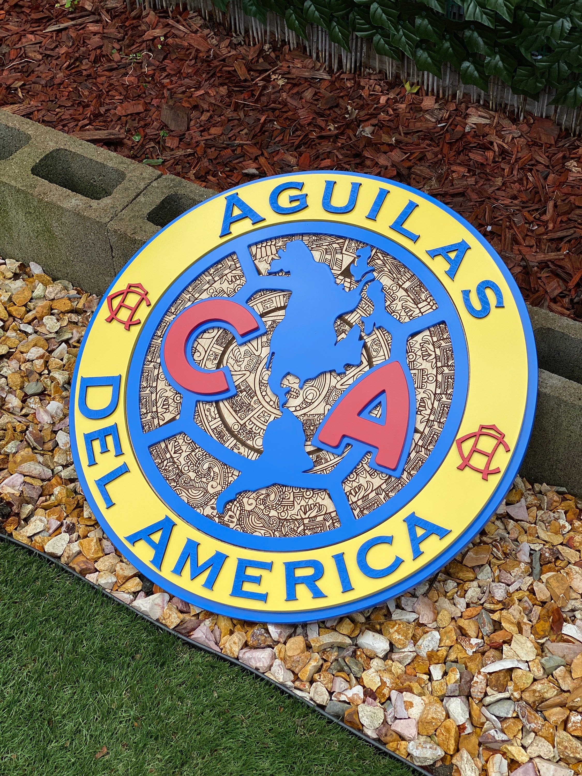 Club América With Aztec Calendar - Etsy