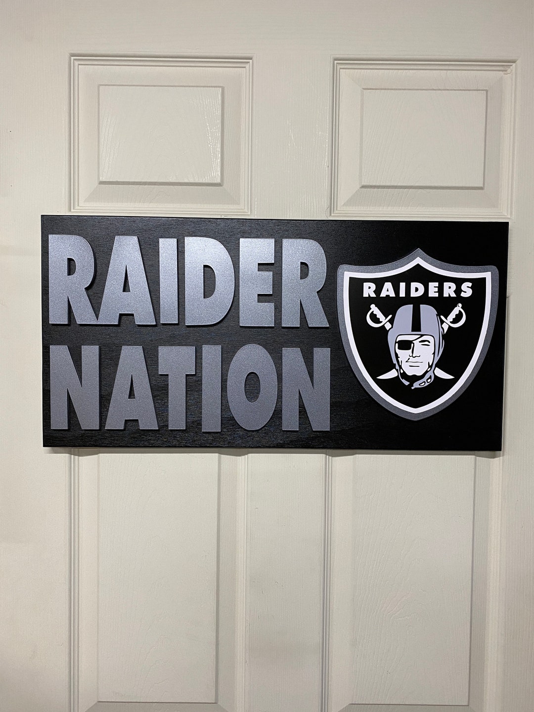 Raider Nation Sign - Etsy