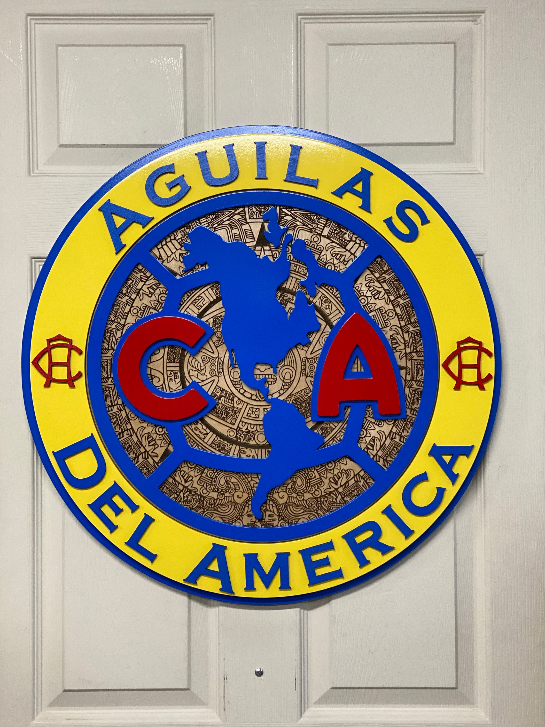 Club América With Aztec Calendar - Etsy