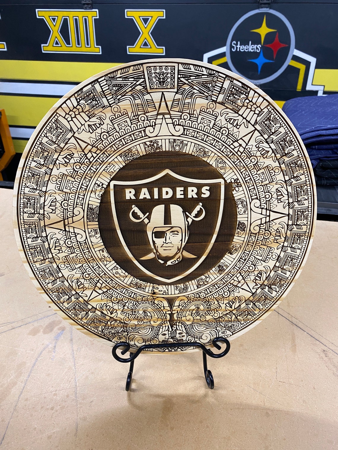Raiders Aztec Calendar - Etsy