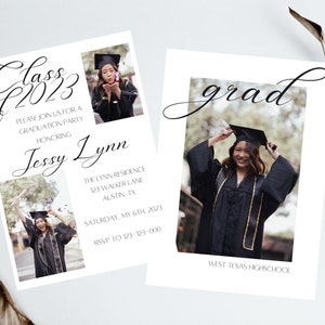 Graduation Invitation Instant Download Graduation Invitation 2023 ...