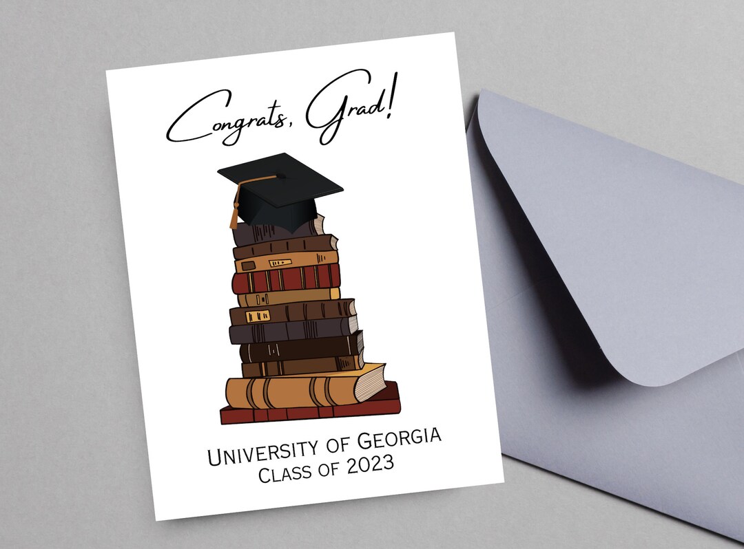 College Graduation Card Custom Graduation Card High School Graduation ...