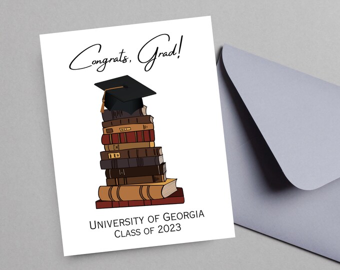 College Graduation Card Custom Graduation Card High School Graduation ...