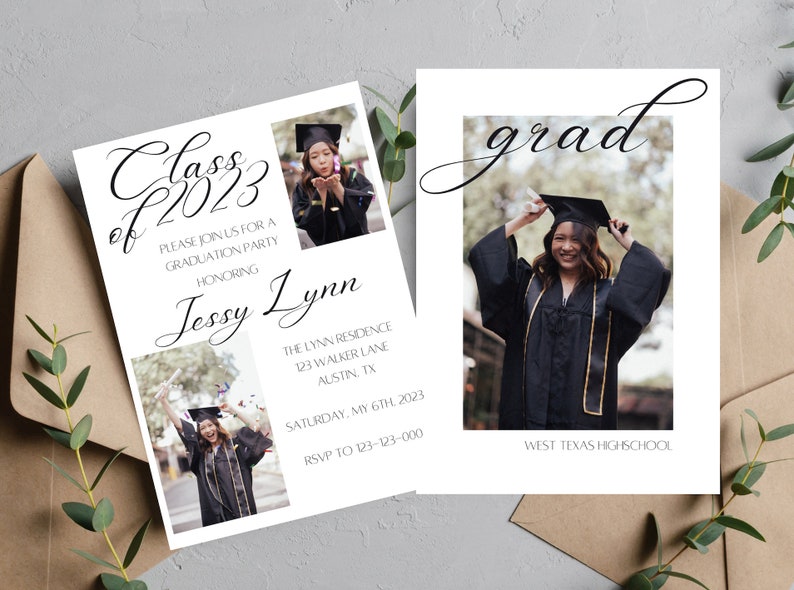 Graduation Invitation Instant Download Graduation Invitation 2023 ...