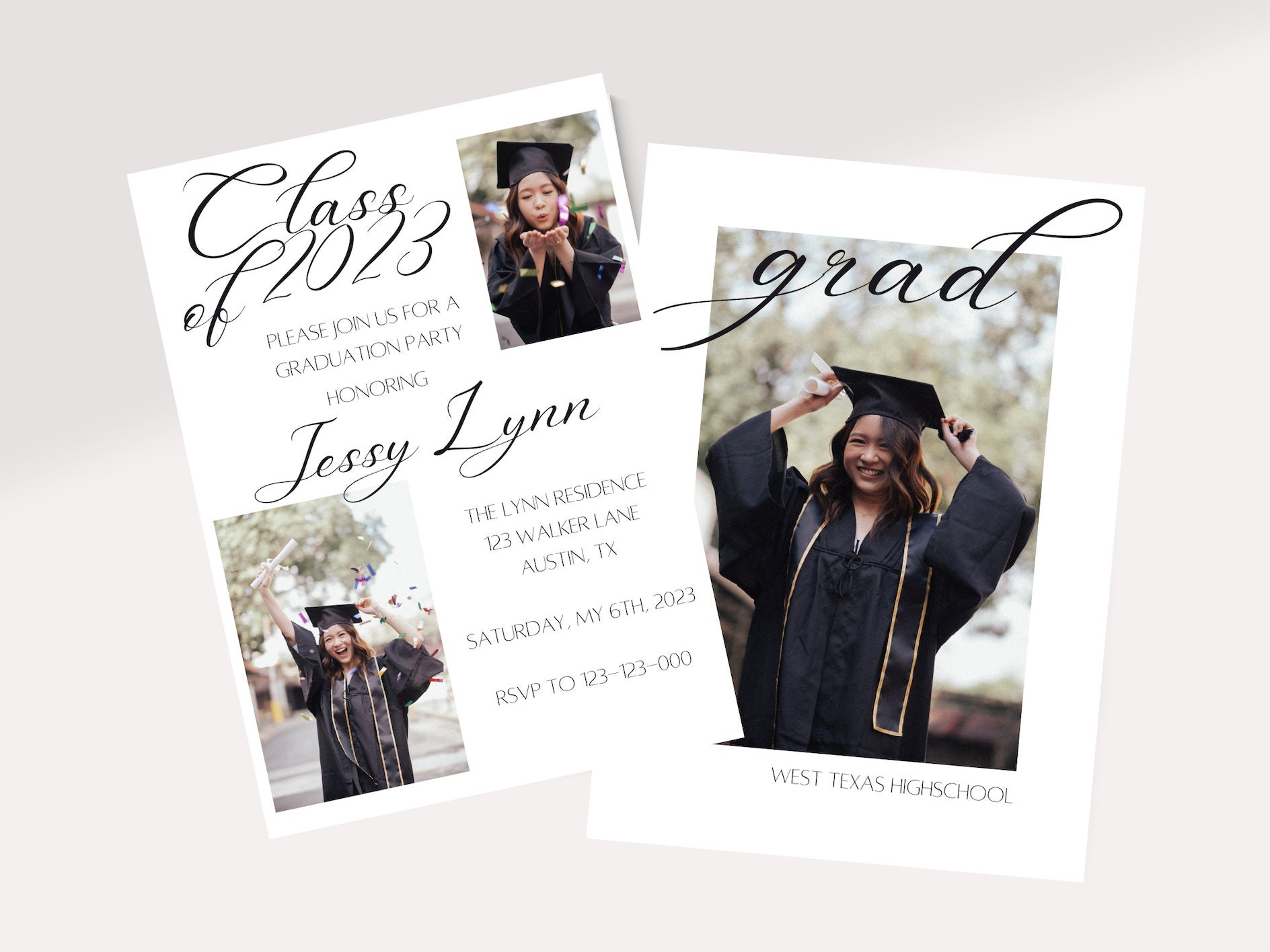 Graduation Invitation Instant Download Graduation Invitation 2023 ...