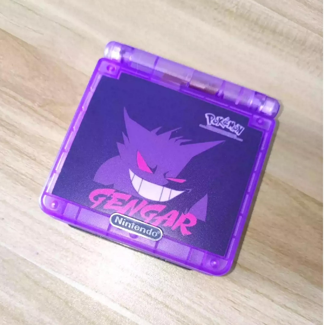 Nintendo Gameboy Advance SP Gengar Refurbished Modded - Etsy