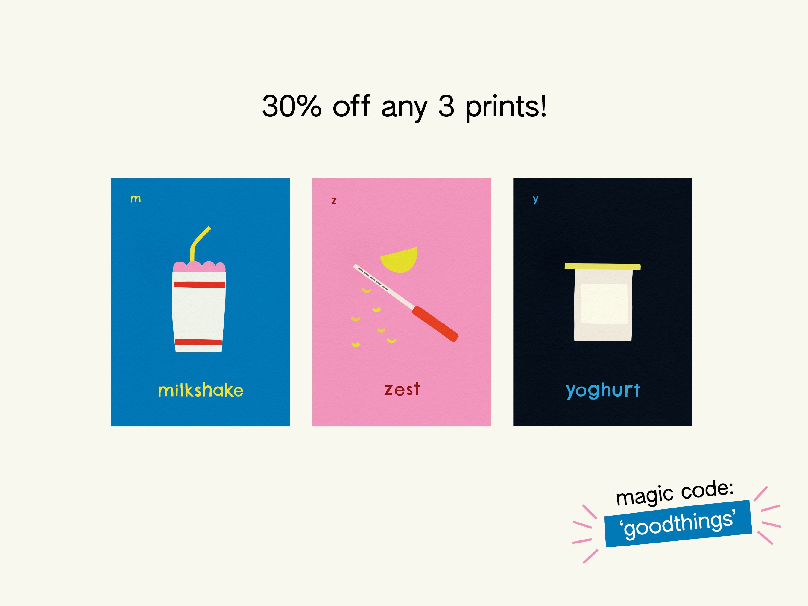 Milkshake Print | for Kids Nursery, Playroom, Bedroom | Modern Kids ...