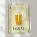Lassi Print Letter L Poster Art Print for Kids Room Playroom Nursery ...