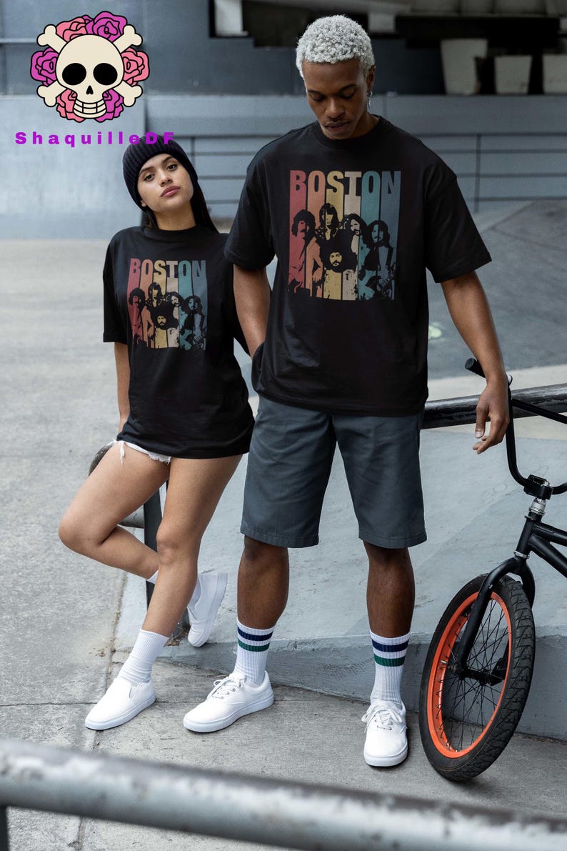 Boston Band Vintage T-shirt, Anniversary Gift for Fans, Boston Tour ...