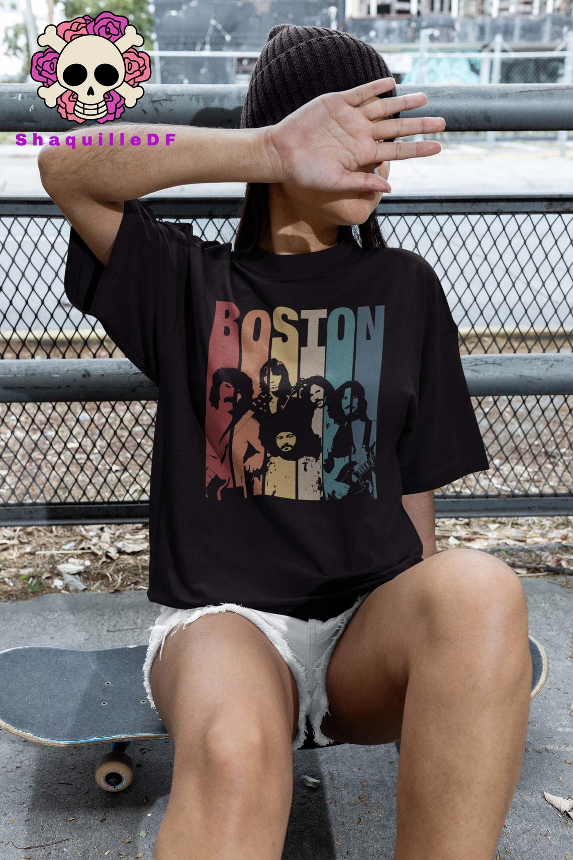 Boston Band Vintage T-shirt, Anniversary Gift for Fans, Boston Tour Shirt, Boston Rock Band ...