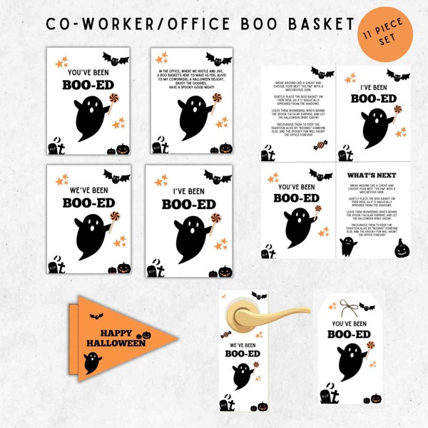 You've Been Booed Office - Etsy
