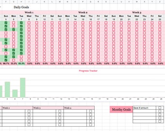 Habit Tracker Game 2023 Progress Bars, XP % and Customisable Homescreen ...
