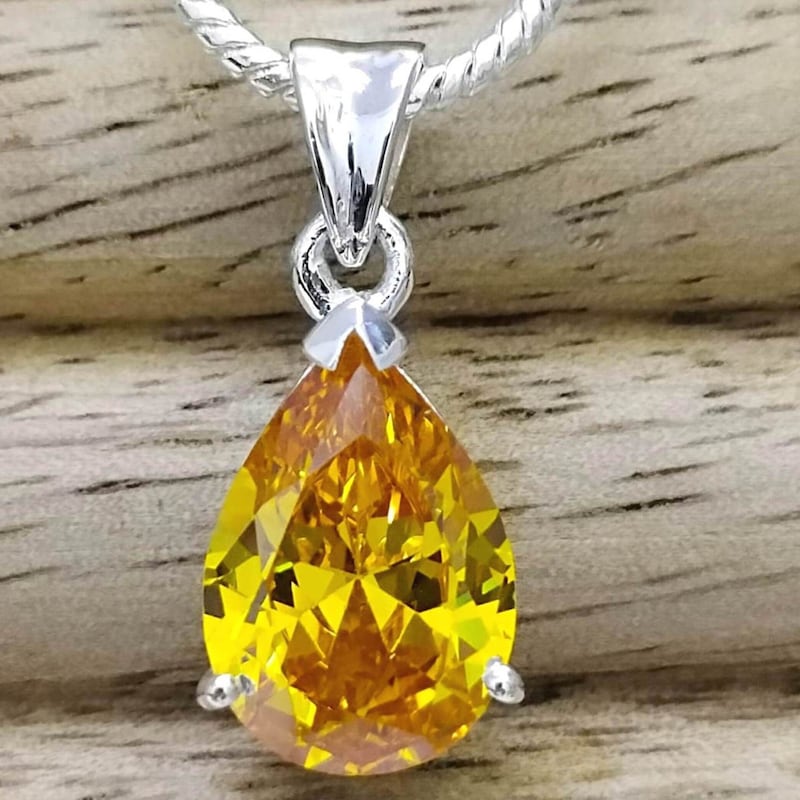 Yellow Pendant - Etsy